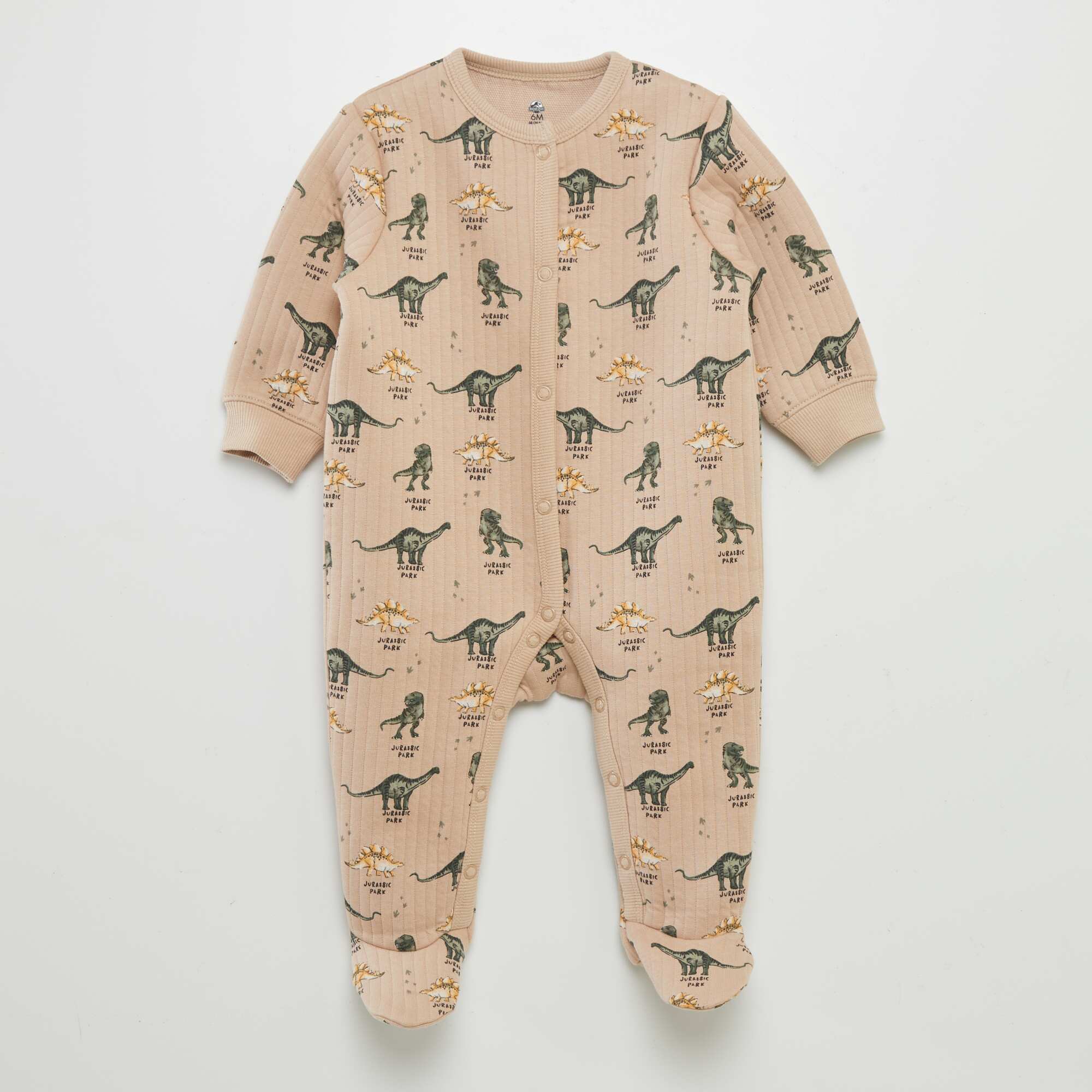 Buy Jurassic Park Sleepsuit Beige for Babies | Kiabi UAE