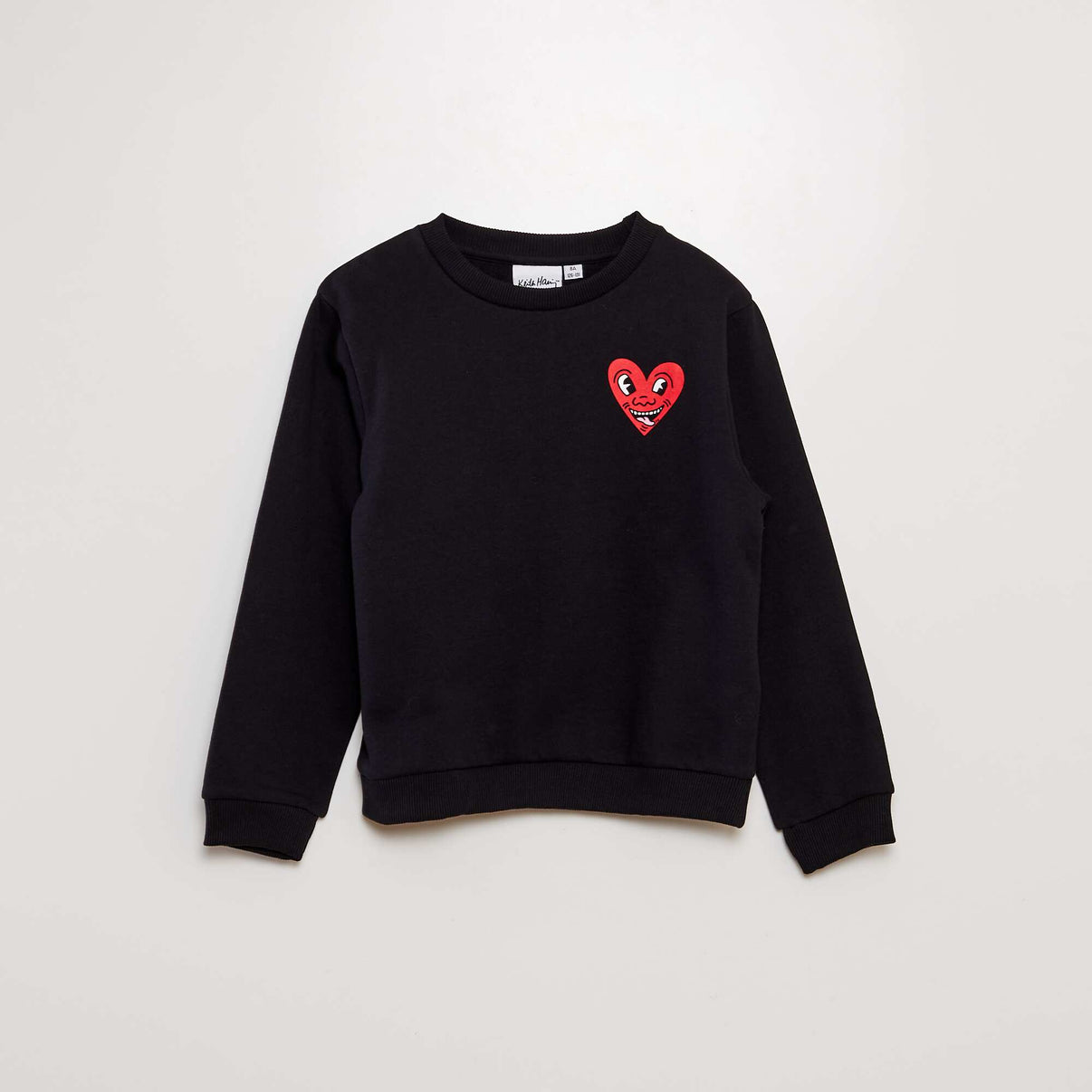 Keith Haring sweatshirt - Valentine's Day BLACK – Kiabi