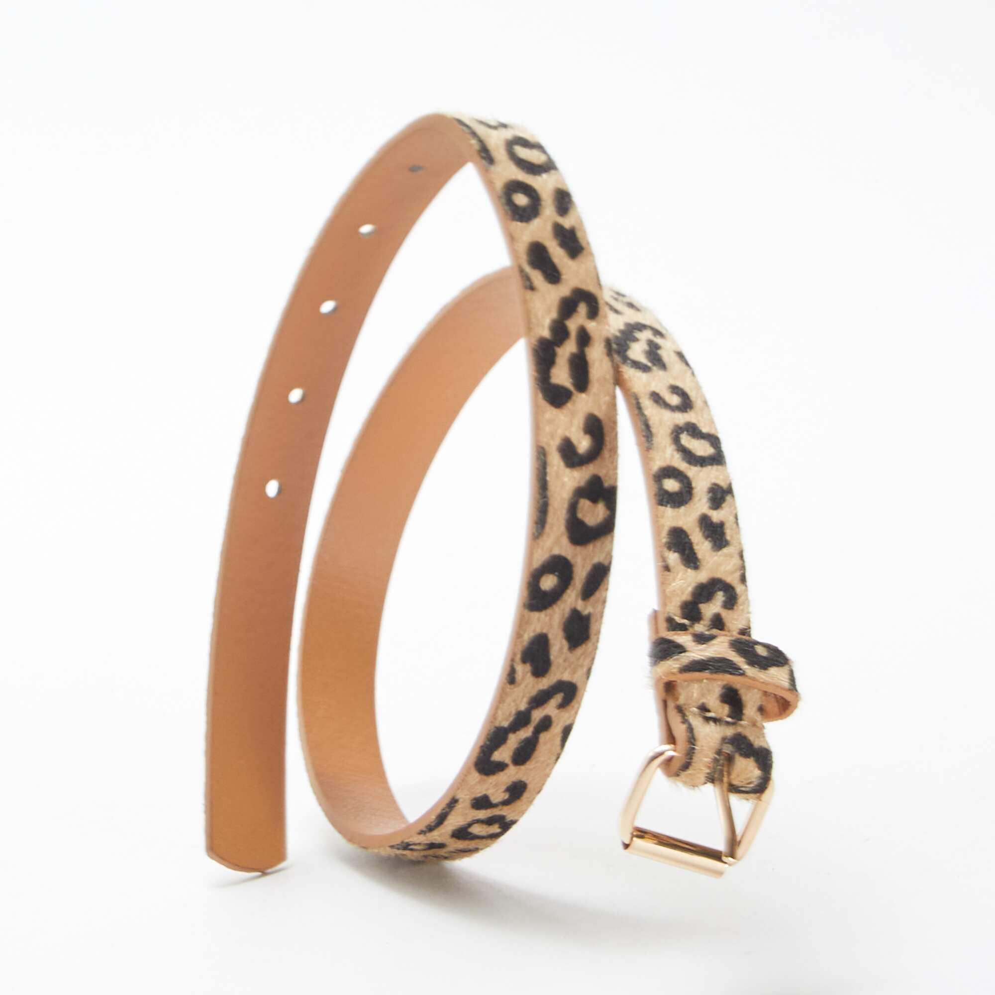 Thin leopard print belt BROWN – Kiabi