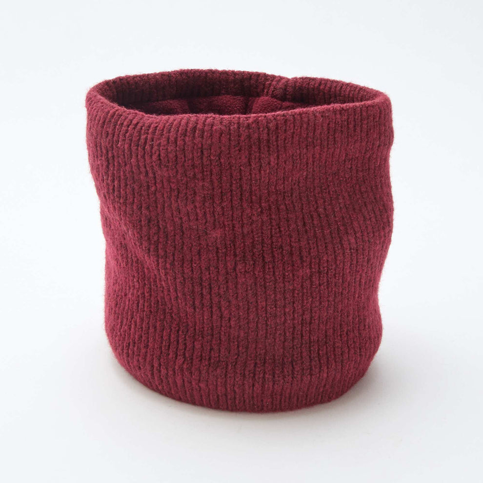 Plain Knit Snood RED – Kiabi