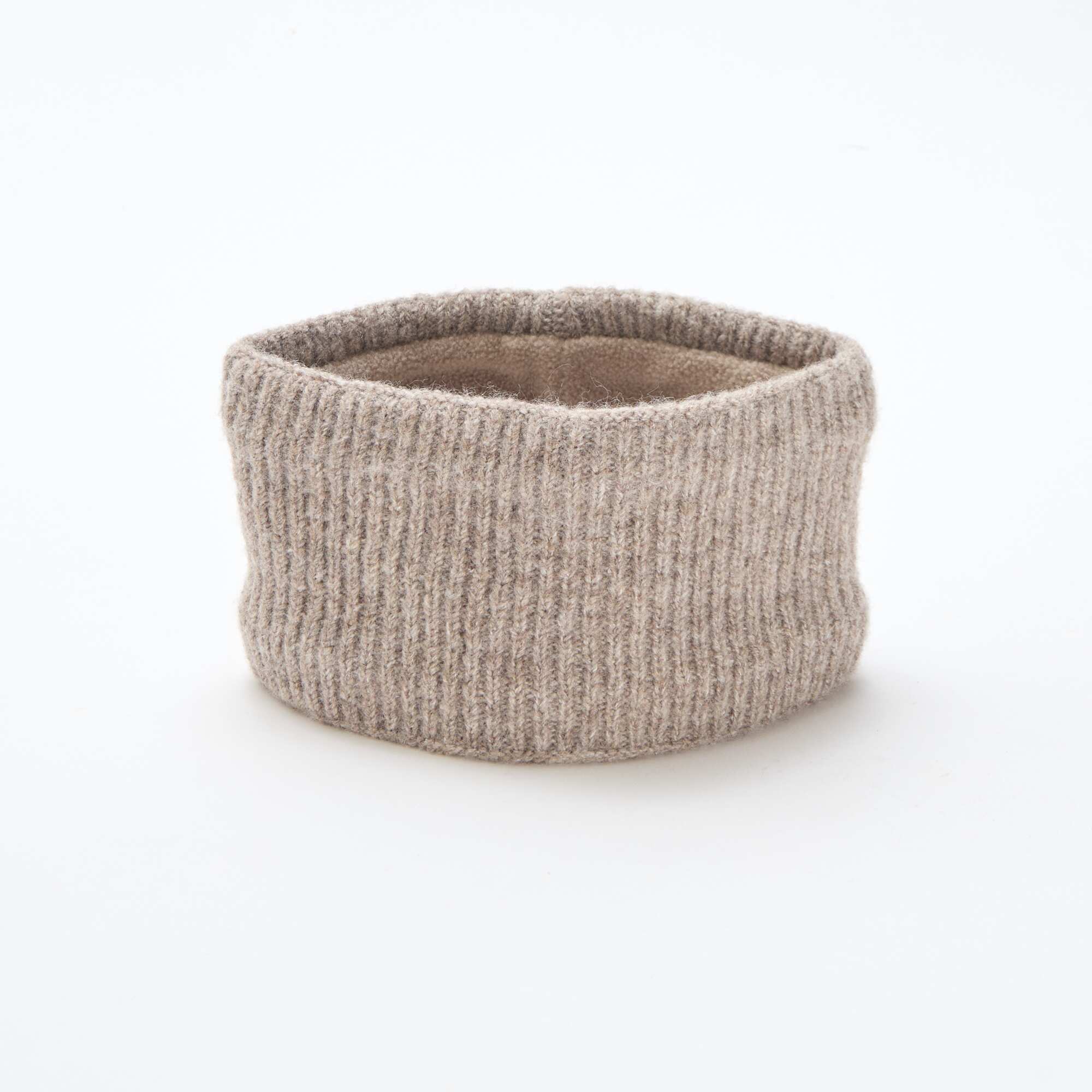 Plain Knit Snood BEIGE – Kiabi
