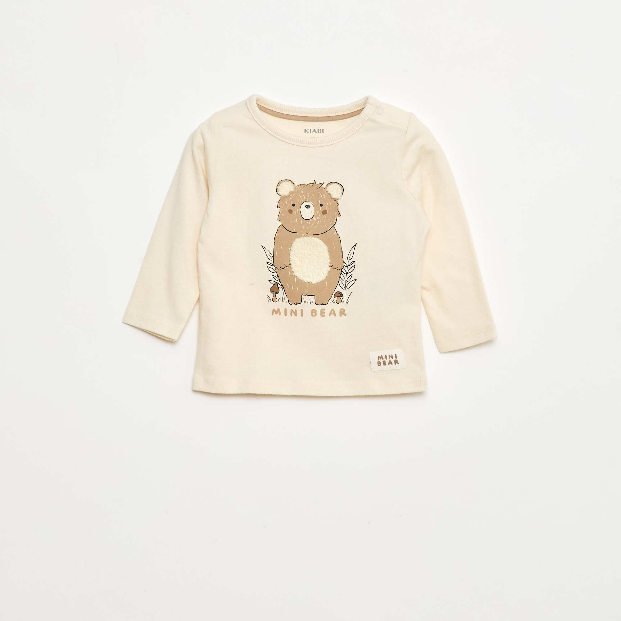Animated Print T-Shirt WHITE – Kiabi