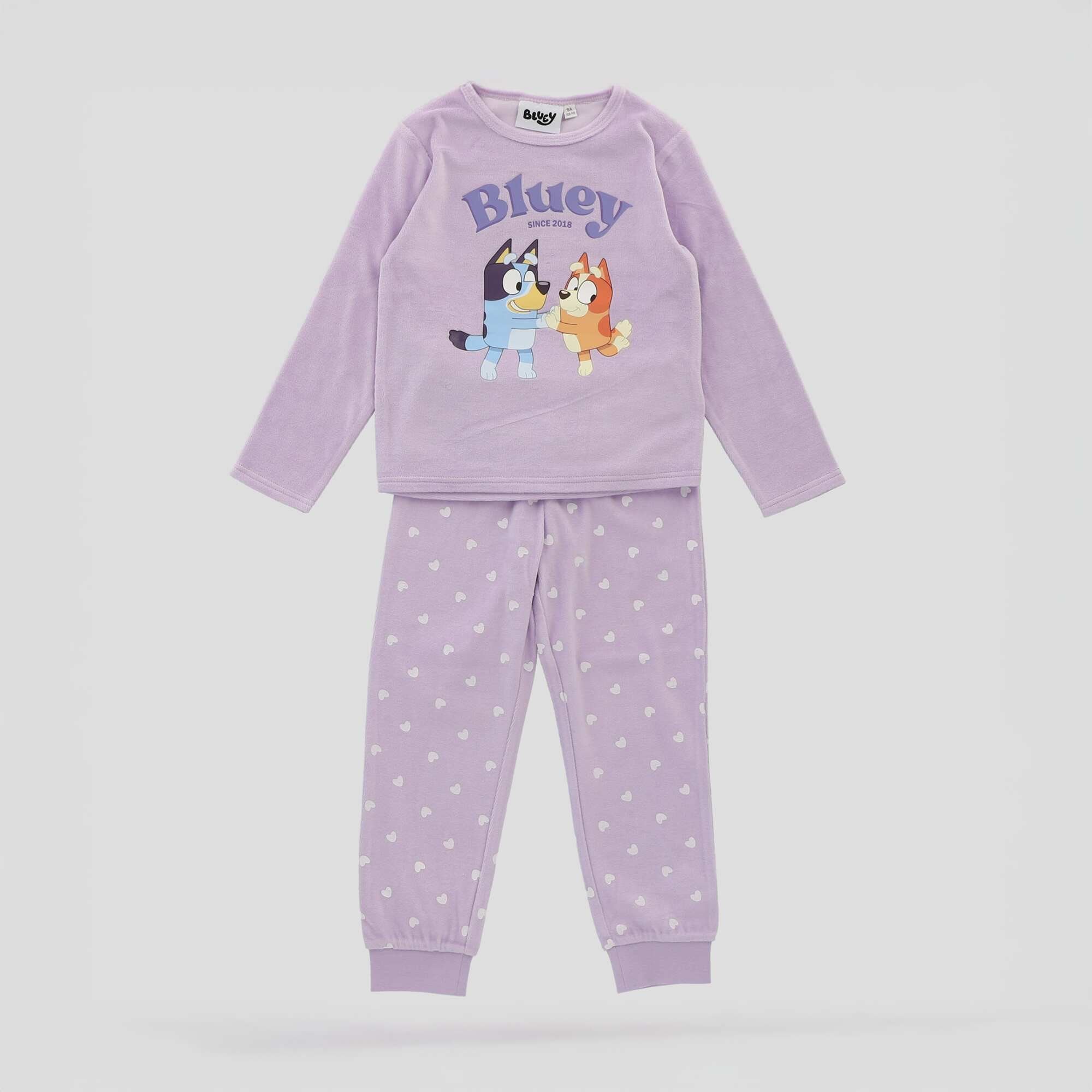 Bluey Cotton Pajama Set PURPLE – Kiabi