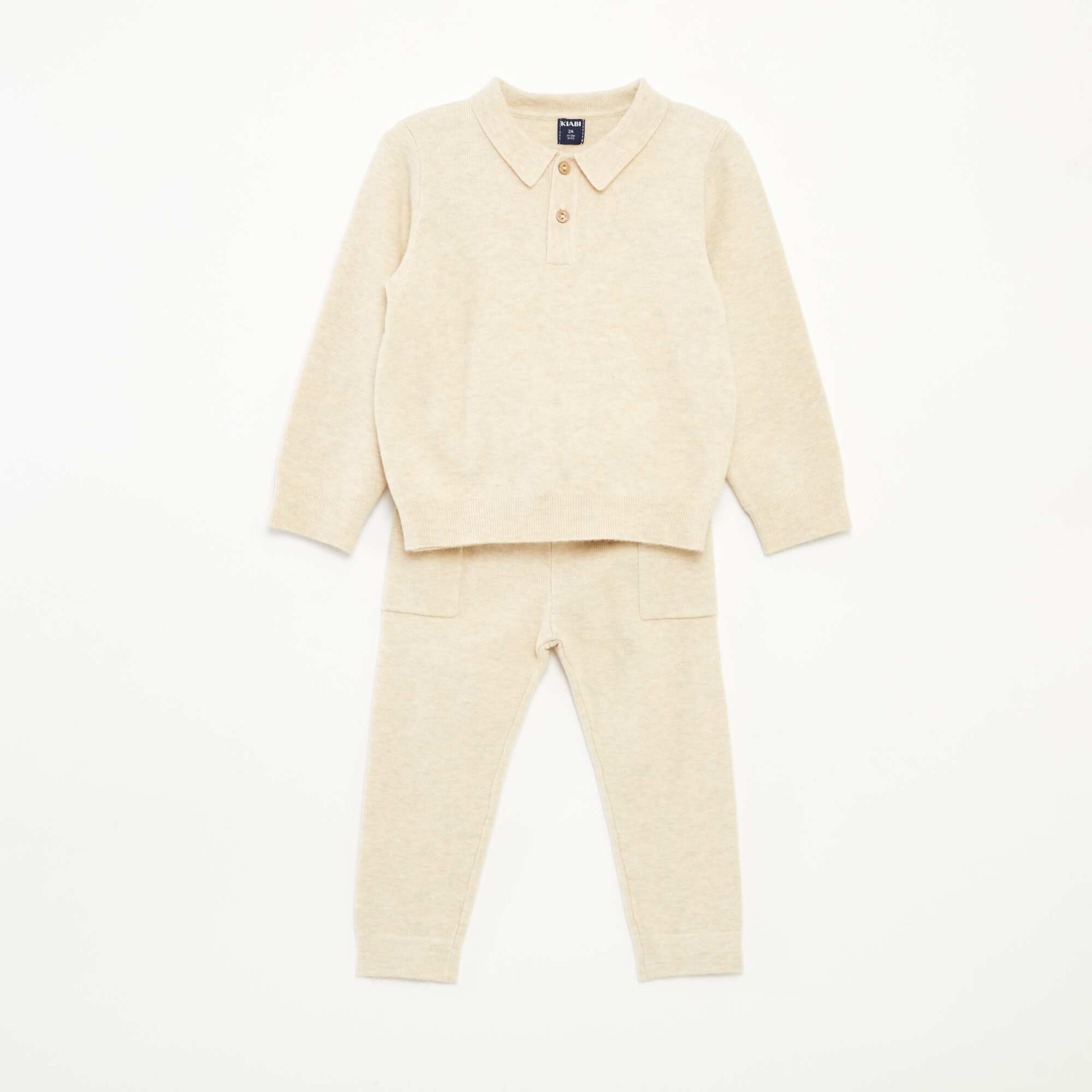 Two-Piece Knit Set BEIGE – Kiabi
