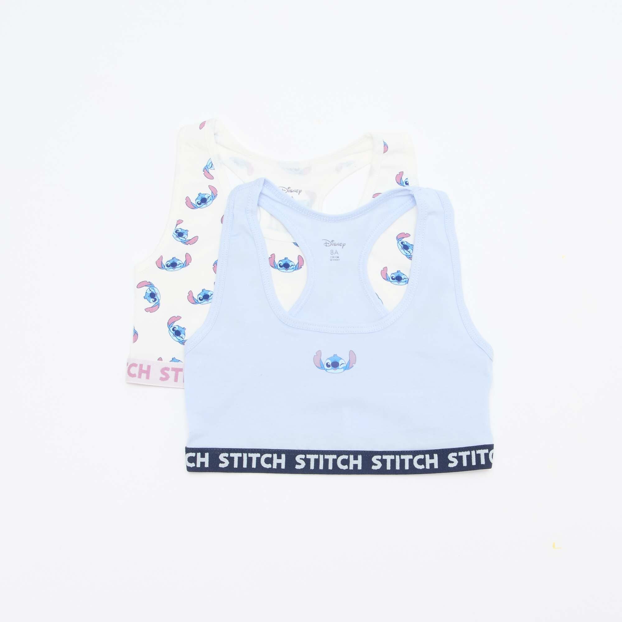 2-Pack 'Stitch' Bras BLUE – Kiabi