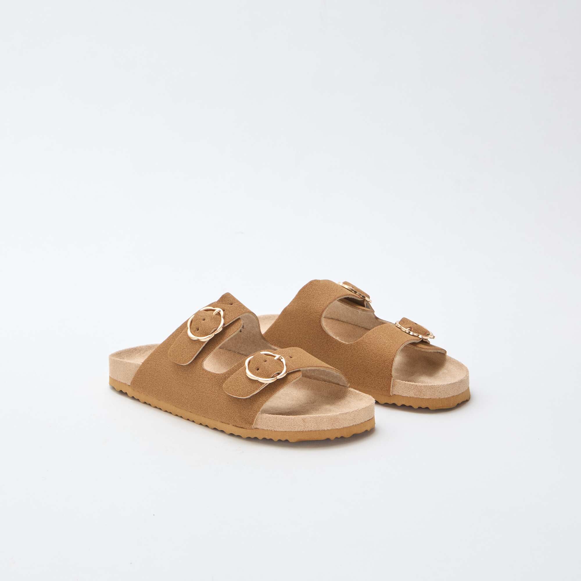 Double Strap Mules BROWN – Kiabi