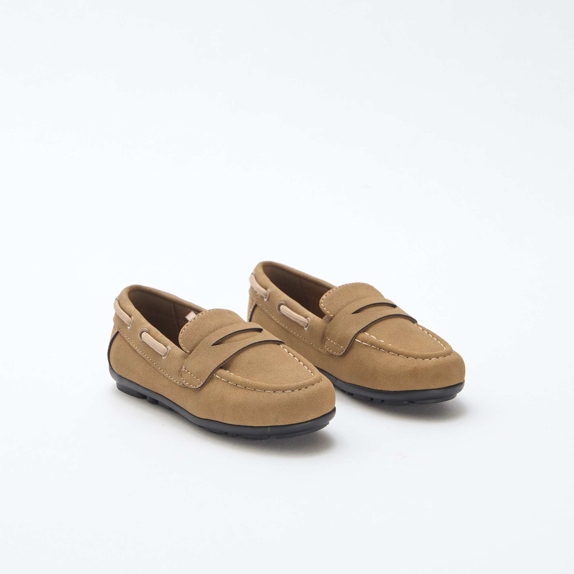 Solid-Color Moccasins BROWN – Kiabi