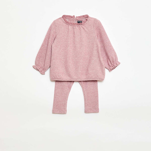 Snuggly Knit 2-Piece Set PINK – Kiabi
