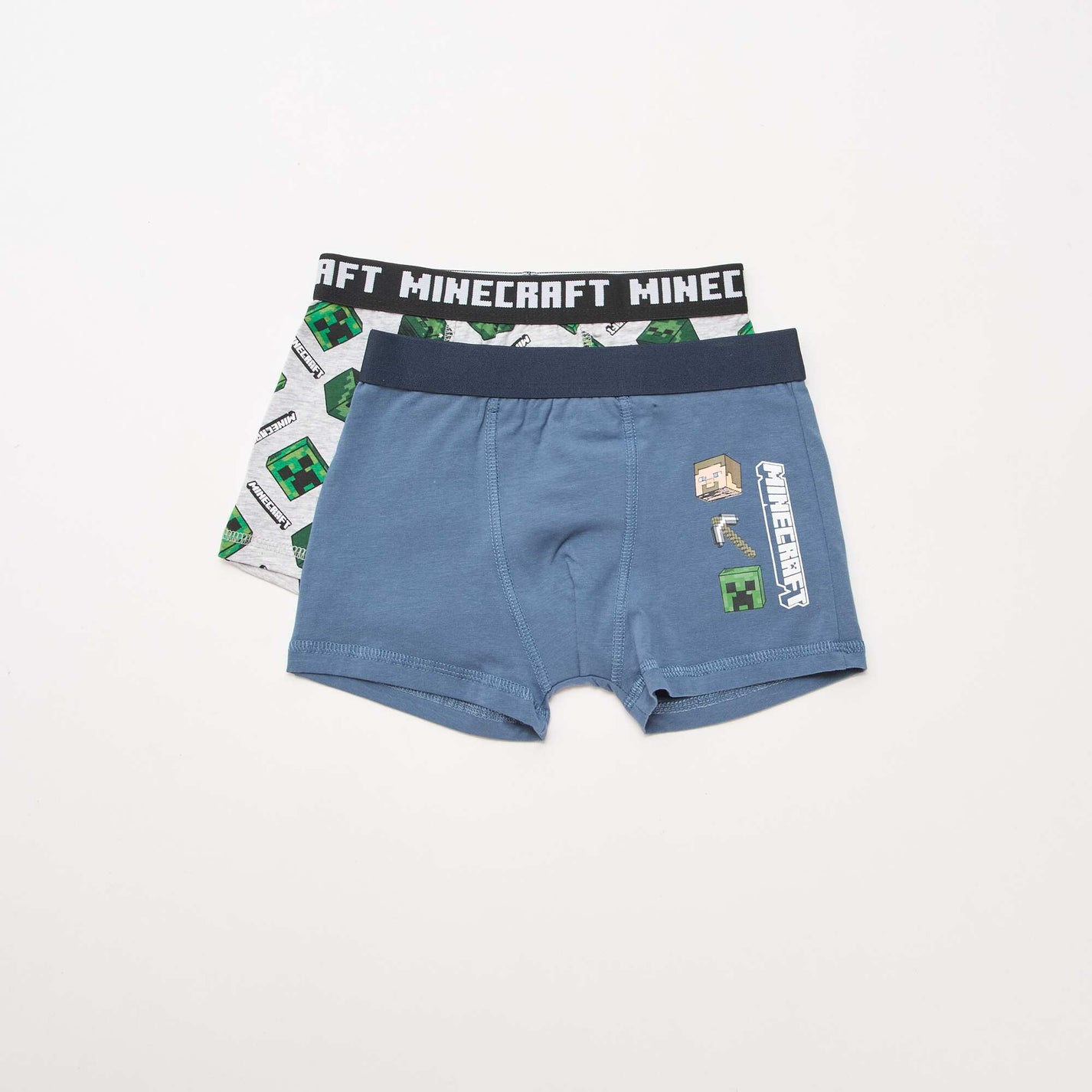 2-Pack 'Minecraft' Boxers BLUE – Kiabi