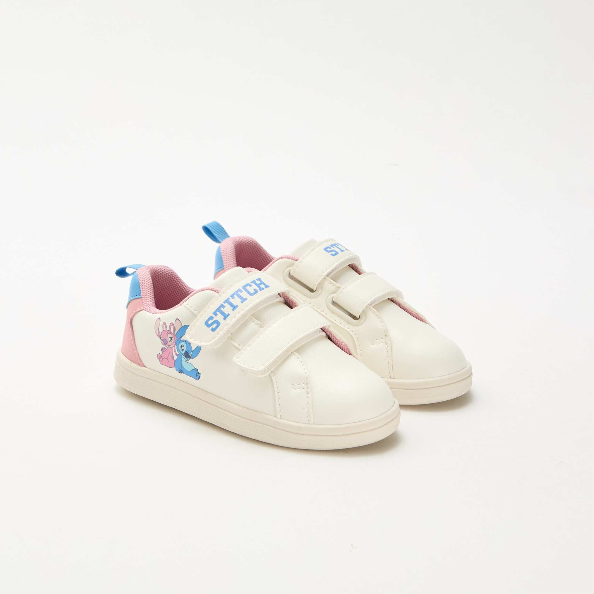 Stitch' Velcro Sneakers WHITE – Kiabi