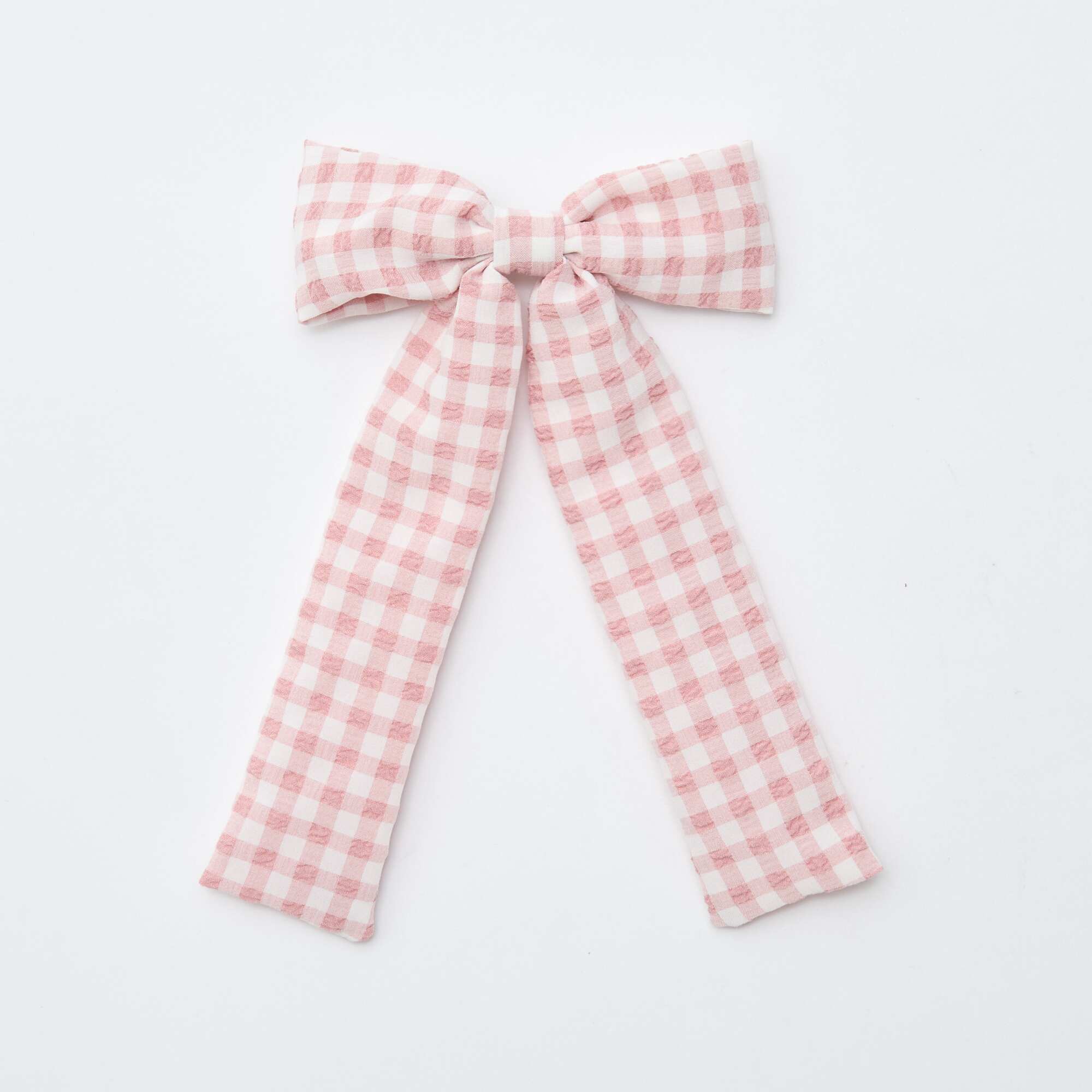 3-Pack of Alligator Hair Clips with Fancy Bow and Ribbon PINK – Kiabi
